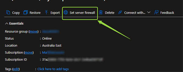 Connect to Azure SQL Database from Azure or outside of Azure